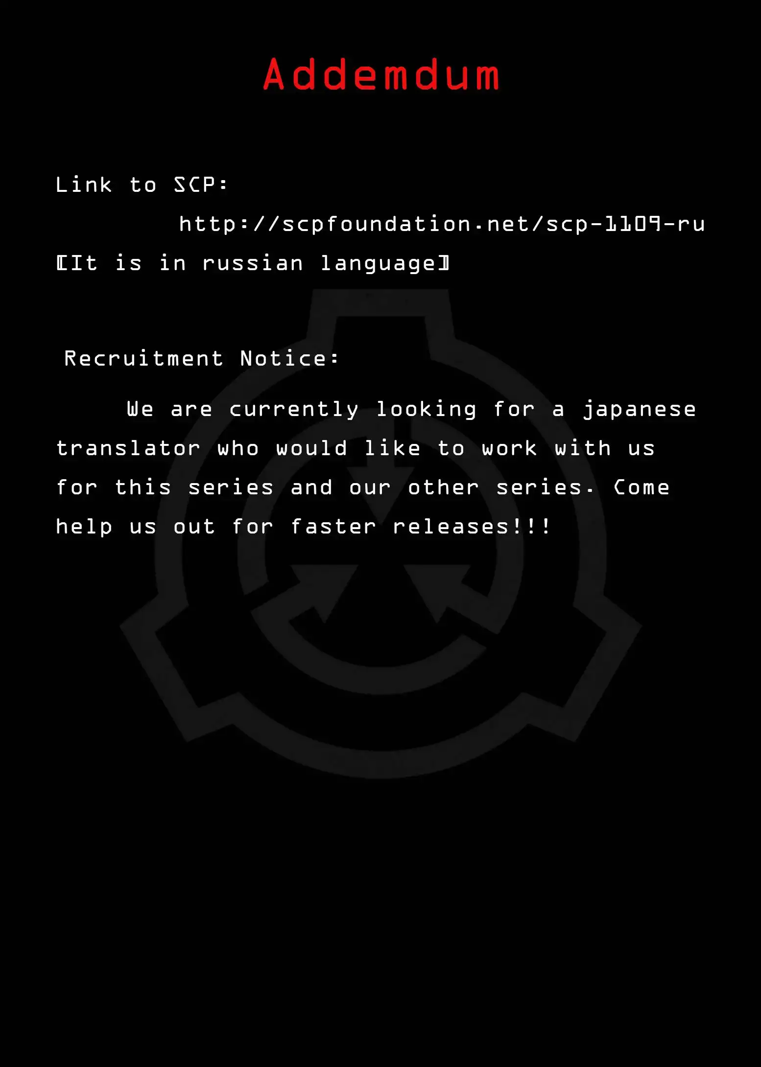 Oversimplified SCP Chapter 171